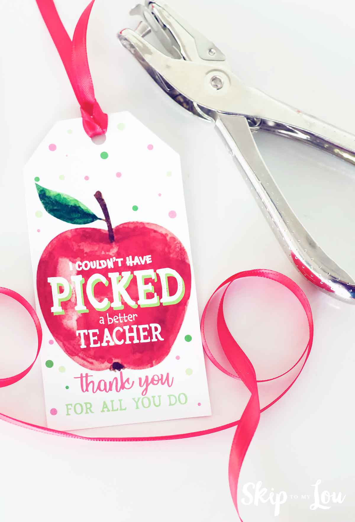I Couldn’t Have Picked a Better Teacher – Free Printable Gift Tags ...